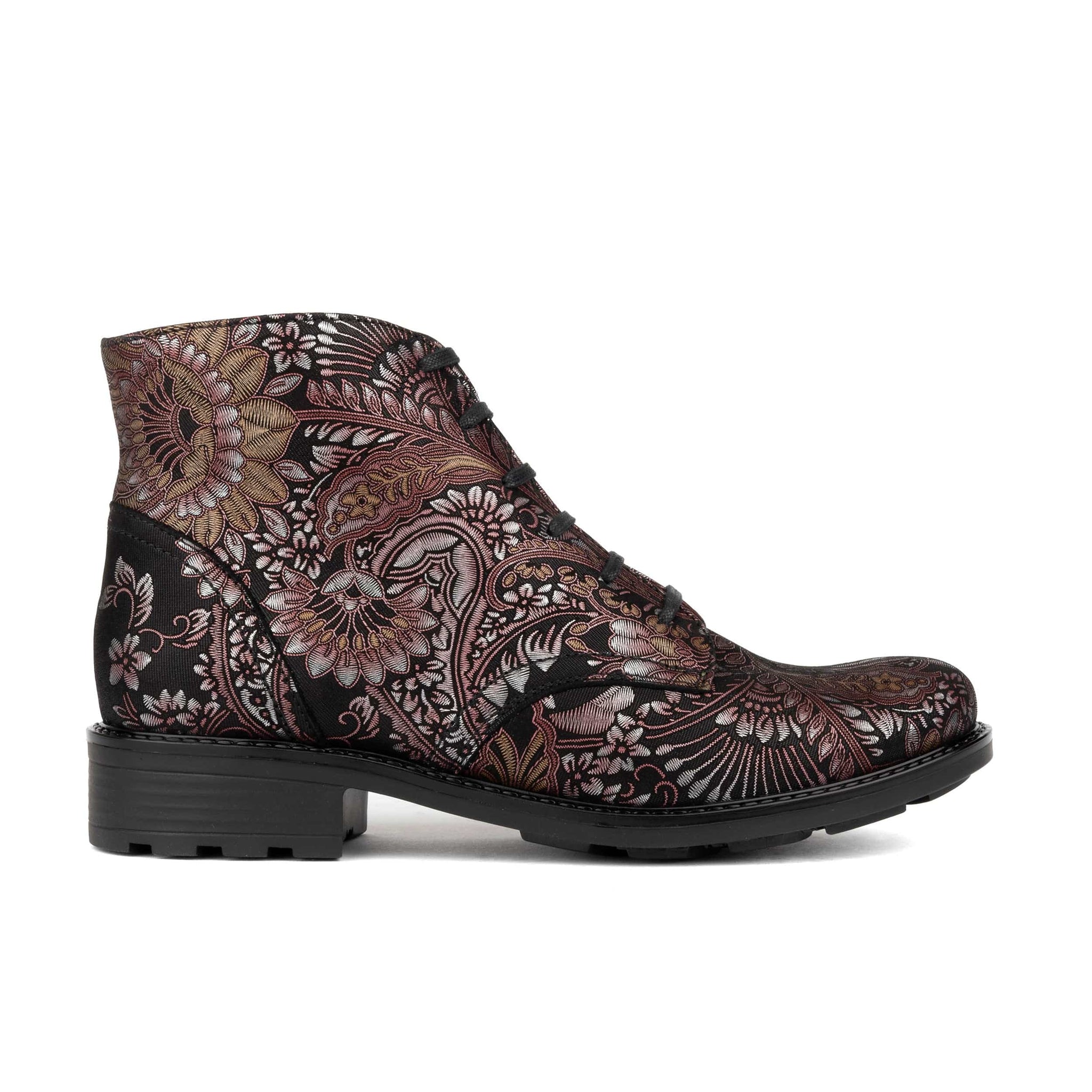 Embassy London Women's Laviva Round Toe Wide-Fitted Ankle Boot in Black ...