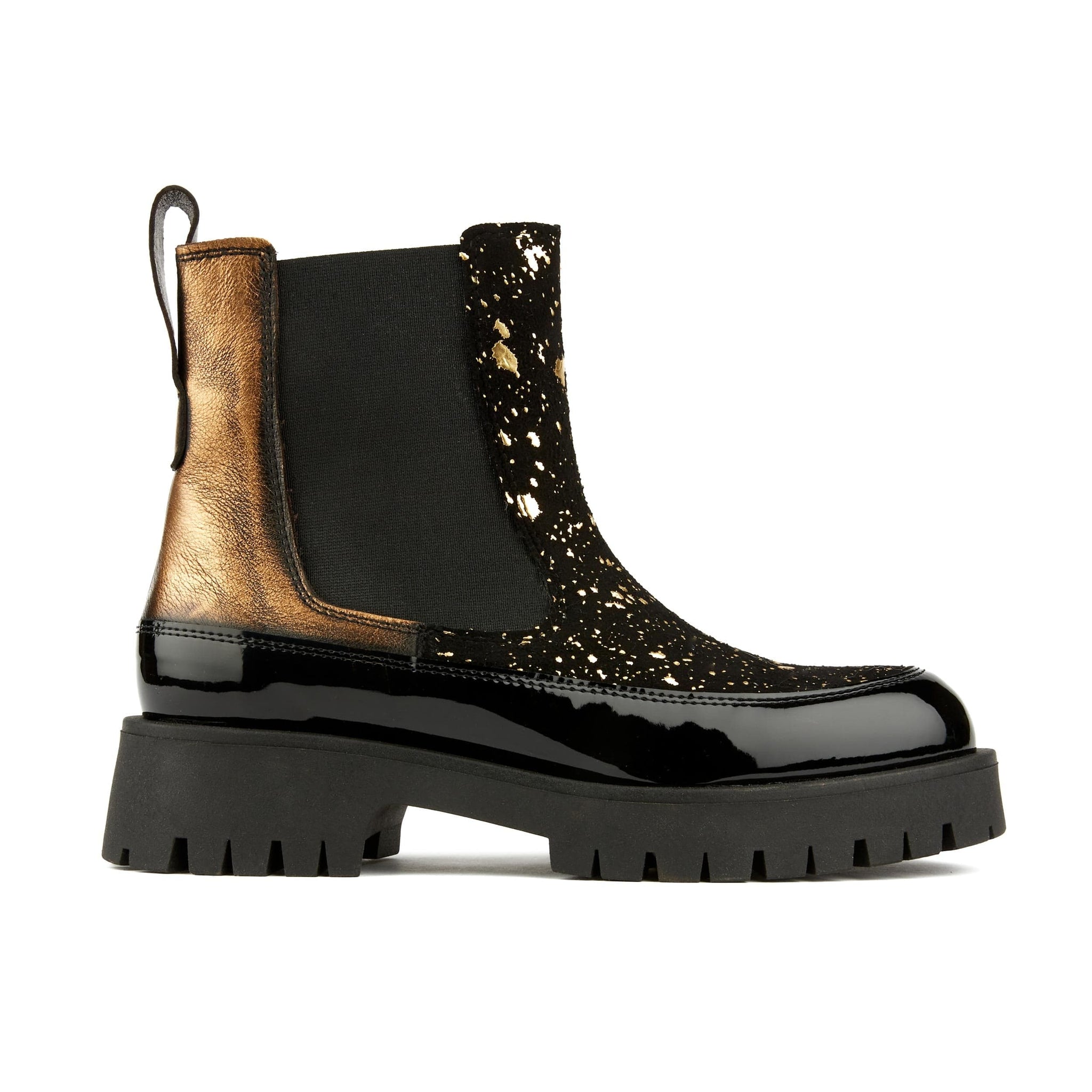 Embassy London Women's Bora Chunky Platform Sole Round Toe Chelsea Boot ...